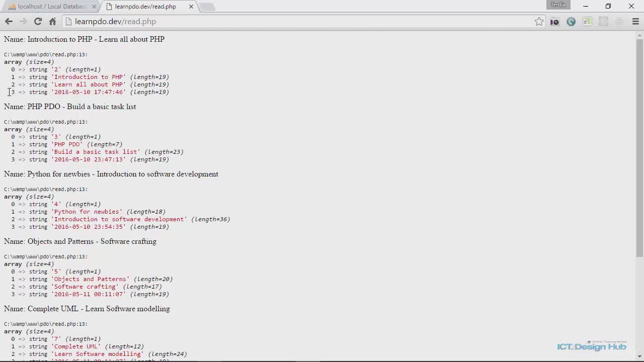 [Udemy] PHP with PDO: Build a Basic Task List with PHP, PDO & MySQL [2016, ENG] :: RuTracker.org
