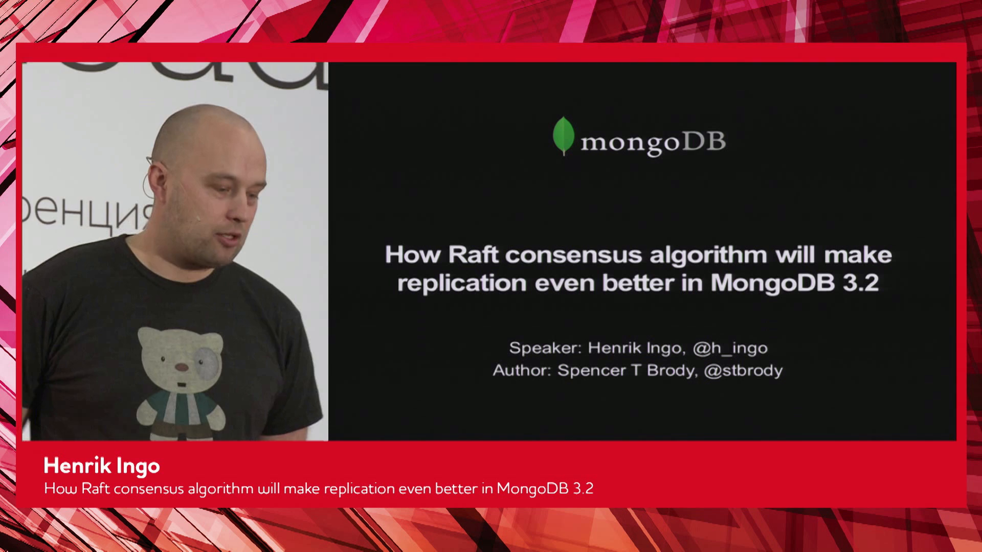 [HighLoad] How Raft consensus algorithm will make replication even better in MongoDB 3.2 [2015 ...