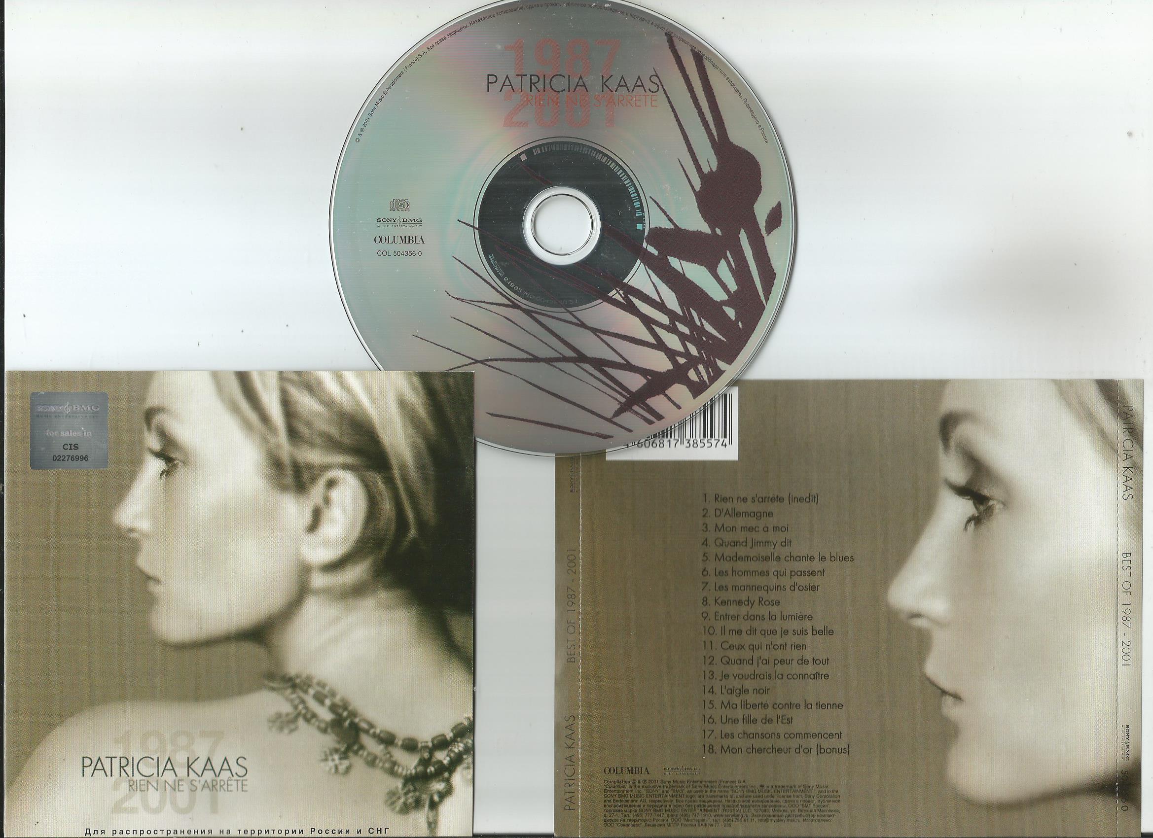 Rien ne s'arrête (best of 1987 - 2001) de Patricia Kaas, CD chez ... Rien ne s'arrête (best of 1987 - 2001) de Patricia Kaas, CD chez ...