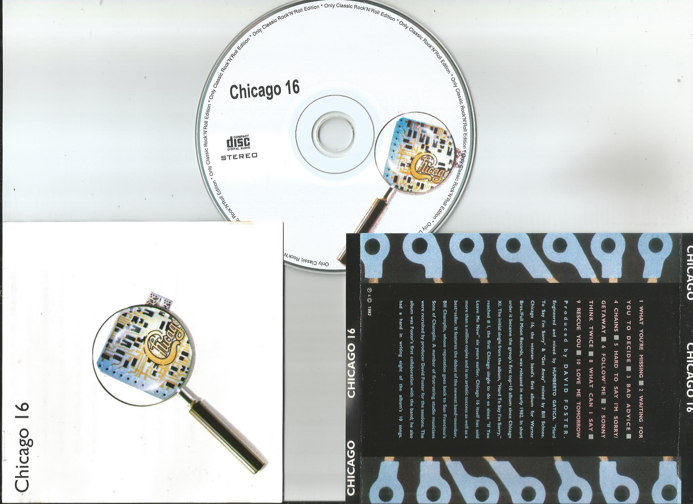Chicago Chicago 16 (Vinyl Records, LP, CD) on CDandLP