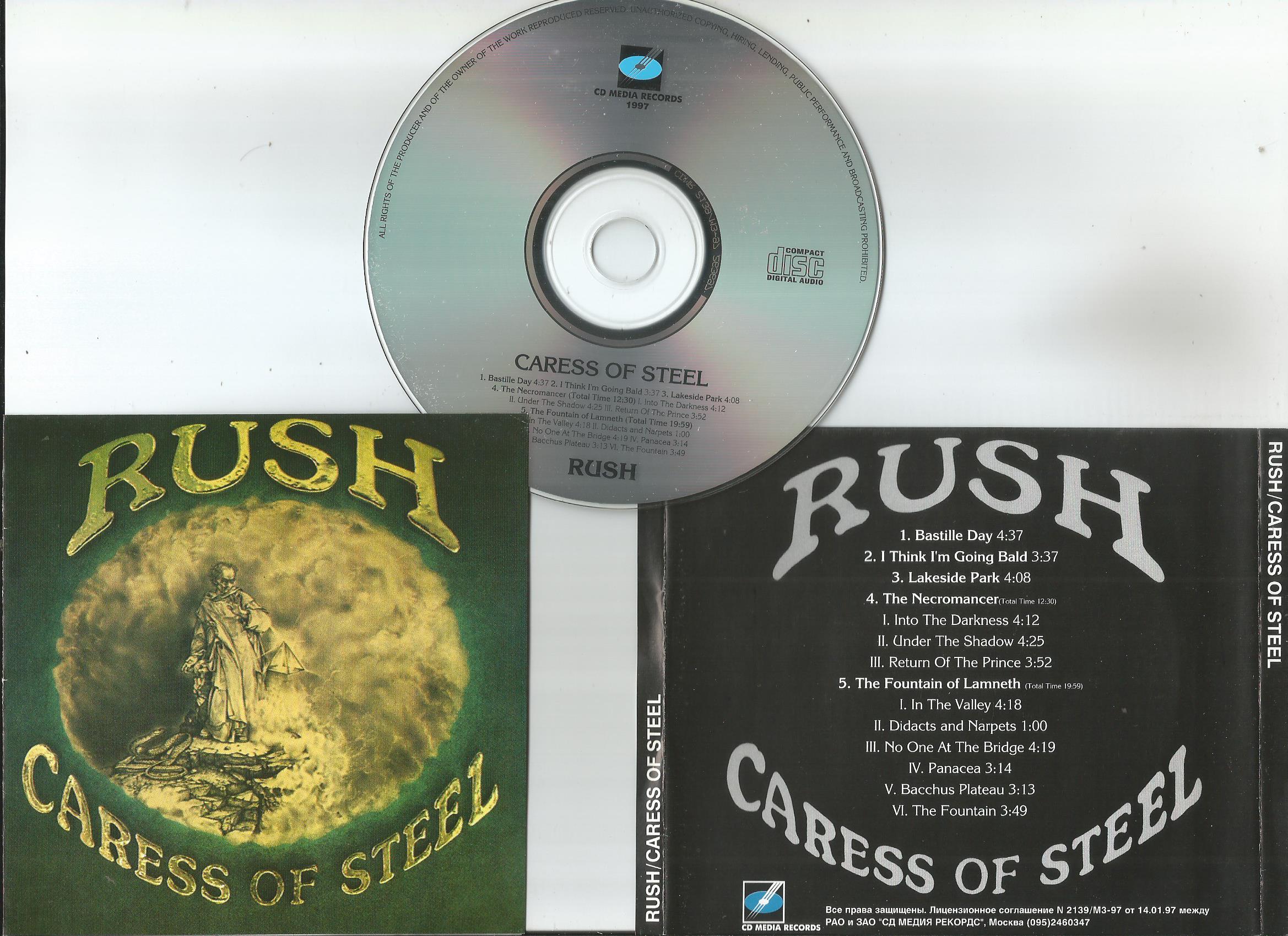 Rush Caress of steel (Vinyl Records, LP, CD) on CDandLP